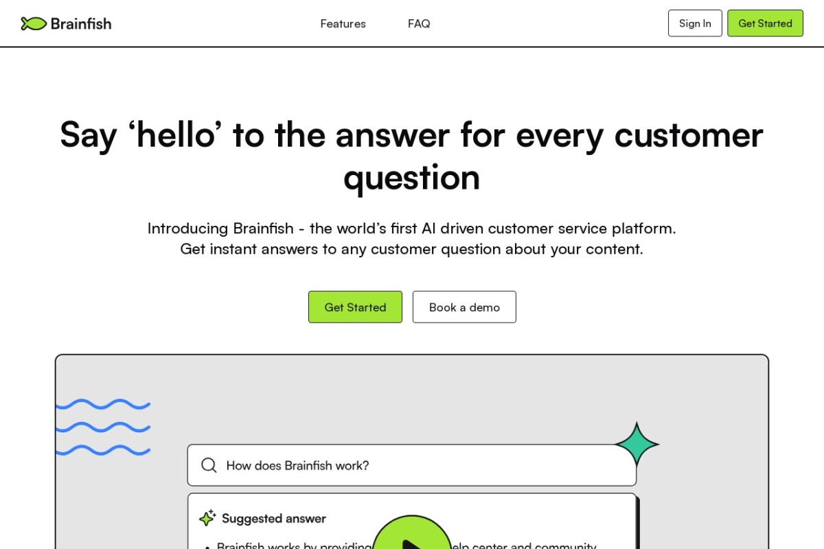 Brainfish - AI-powered help desk solution. | Jim's AI Tools Directory