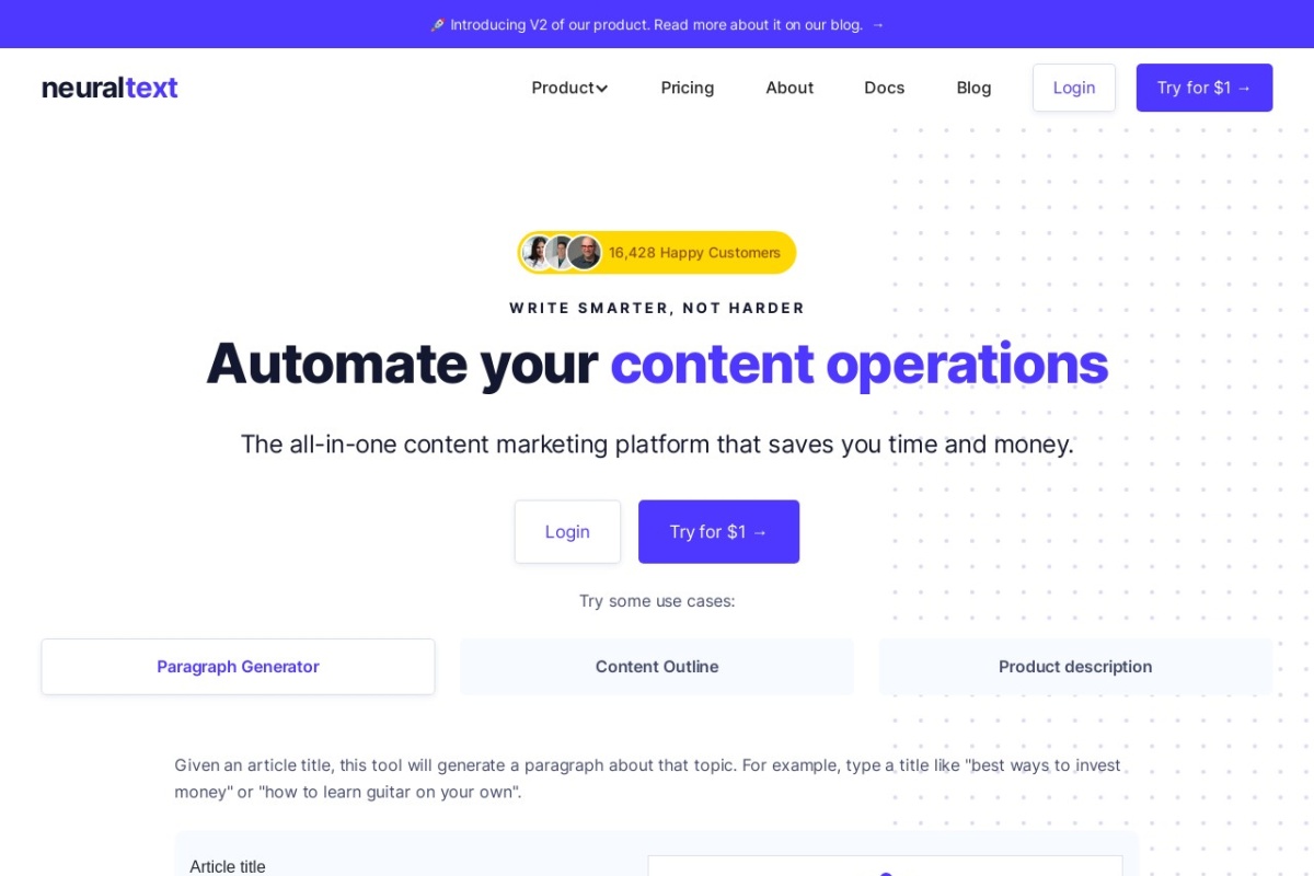 NeuralText - AI tool for content creation. | Jim's AI Tools Directory