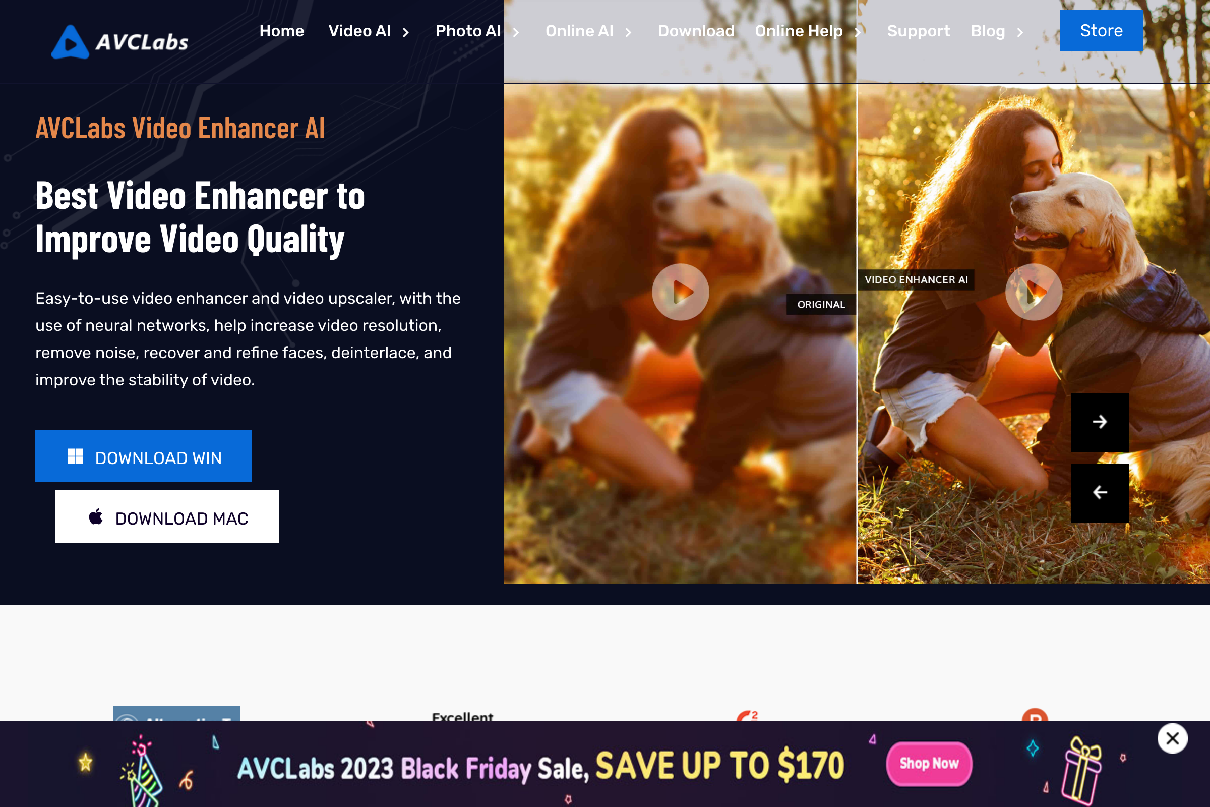 AVCLabs - AI-driven video/photo enhancement platform. | Jim's AI Tools Directory