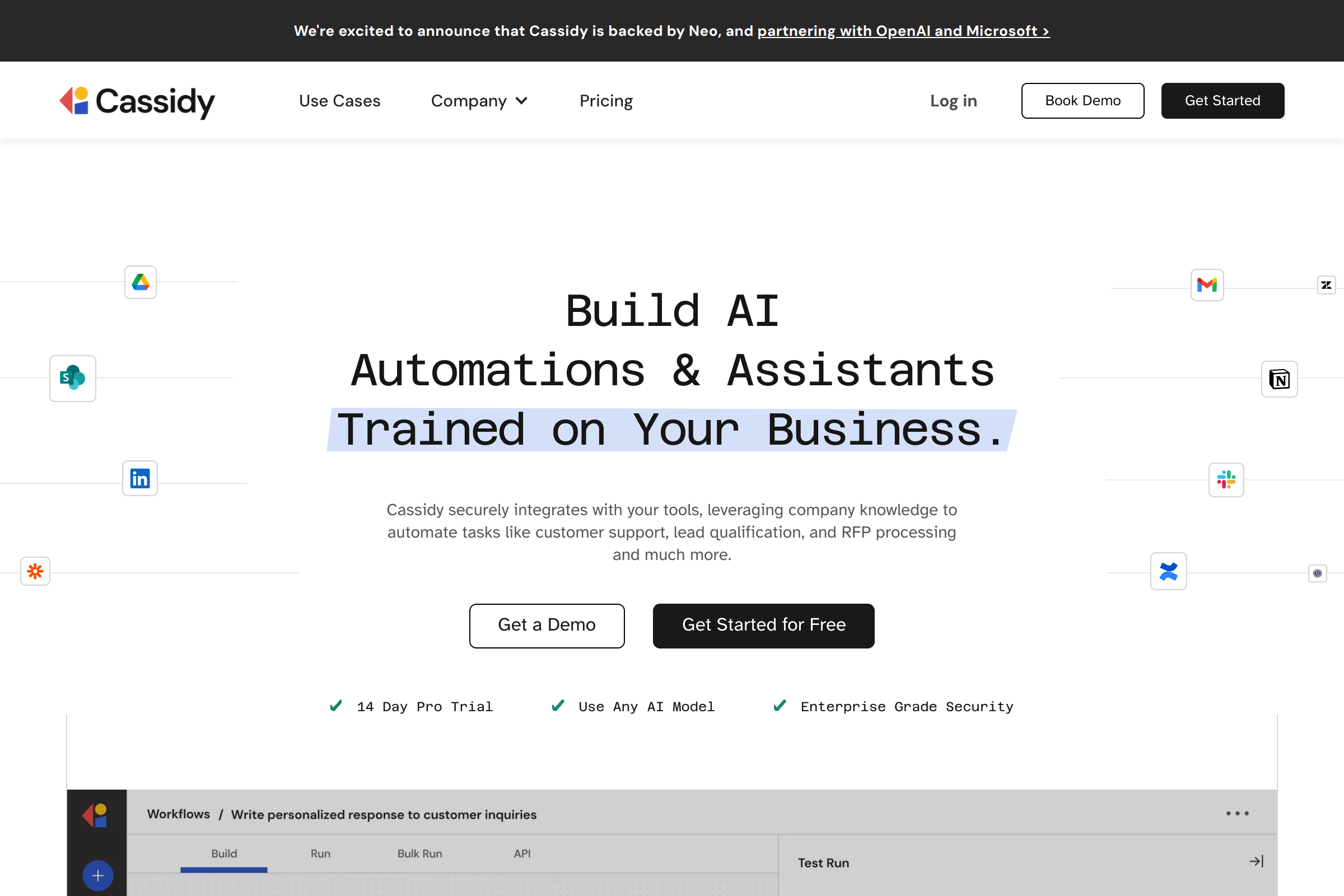 Cassidy Ai Driven Solutions For Custom Business Automation Jims Ai Tools Directory 